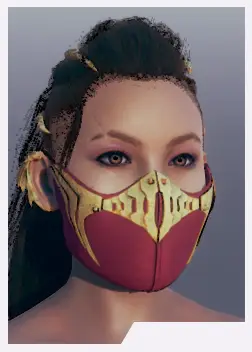 McM Mileena Mask - MK1 - BepisDB