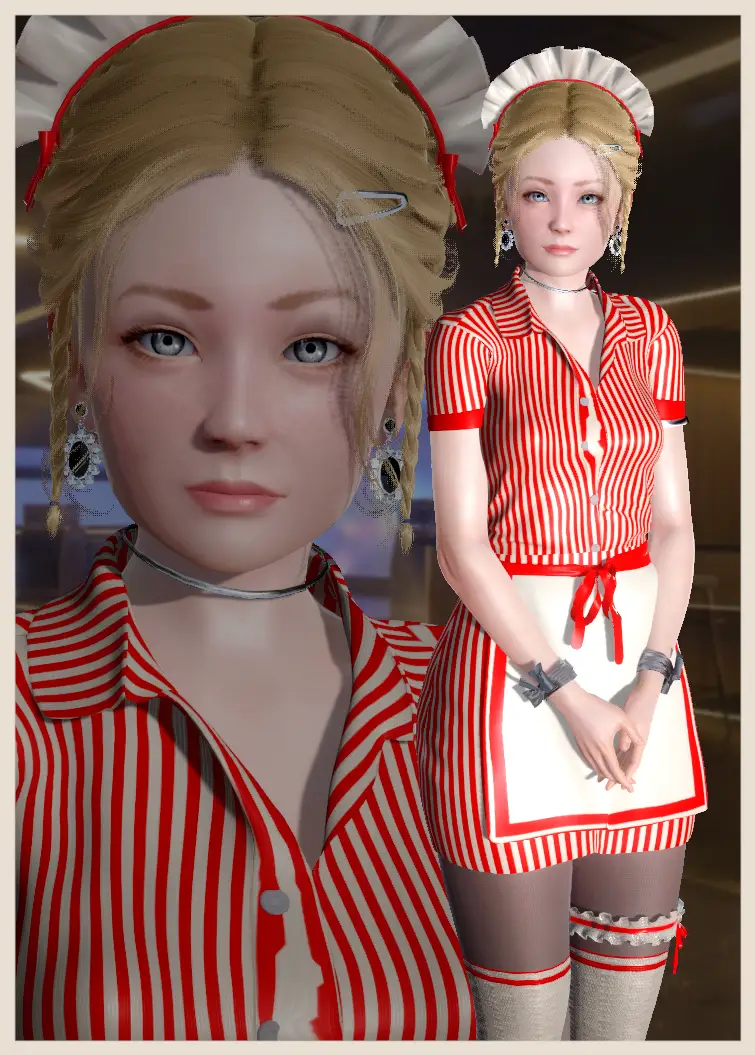 Zoryana Waitress - BepisDB