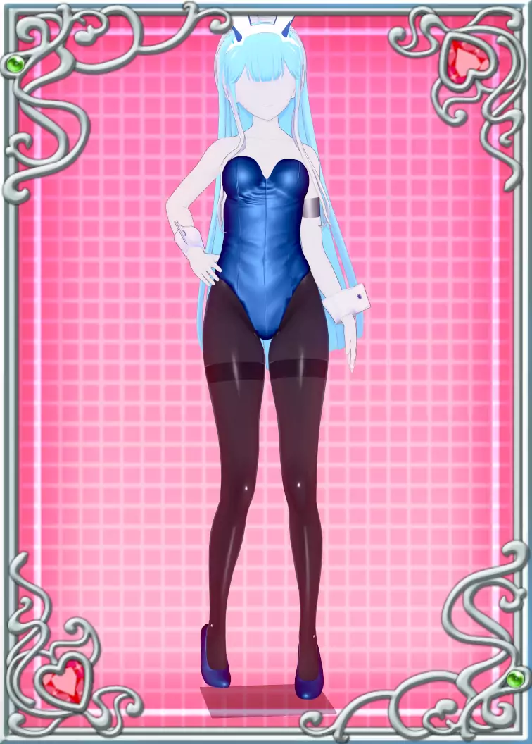 Zero Two Bunny Blue - BepisDB