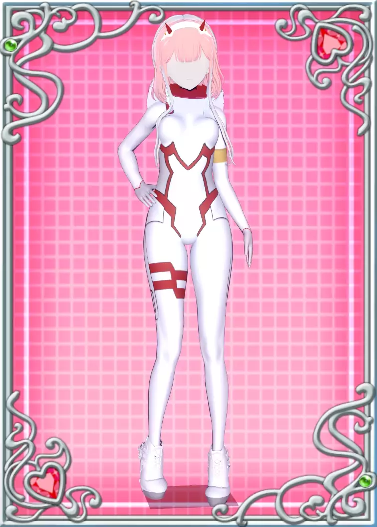 Zero Two Bodysuit White - BepisDB