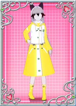 silver fox raincoat - BepisDB