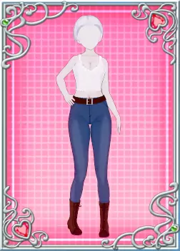 Tank top and skinny jeans [bleached] - BepisDB