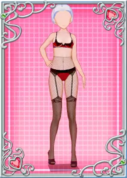 Fishnet - Stockings + Net (Middle Waist) [RED] - BepisDB