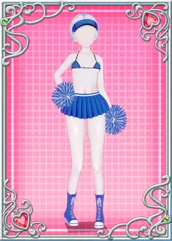 Bikini Cheerleader Style 4 - Violet - BepisDB