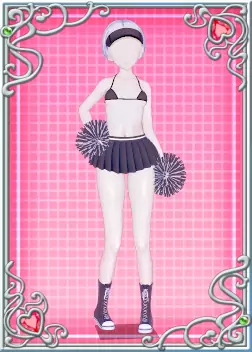 Bikini Cheerleader Style 4 - Gray - BepisDB