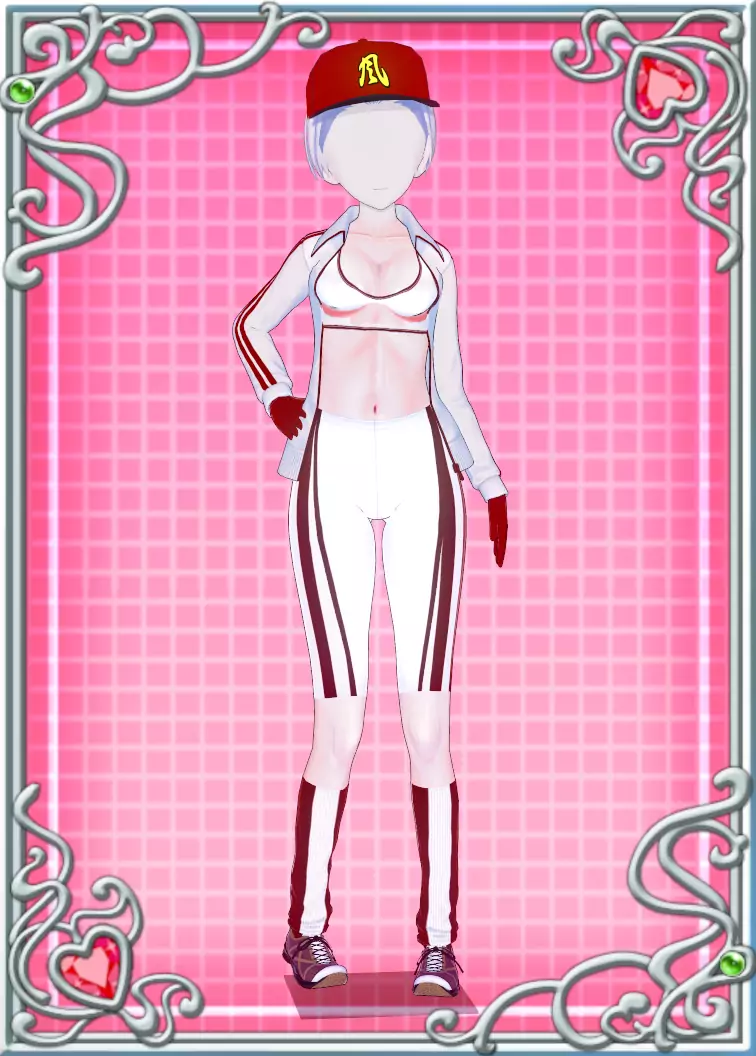 Red City High Baseball Uniform - BepisDB