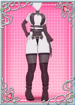 gray torn shinobi skirt - BepisDB