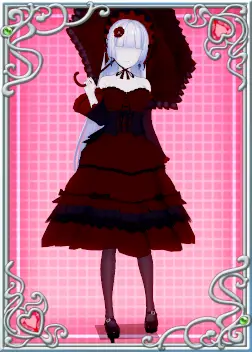 Black and red gothic Lolita - BepisDB