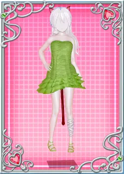 Yulya - Green Dress - BepisDB