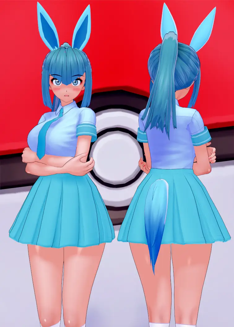 Glaceon Girl - BepisDB